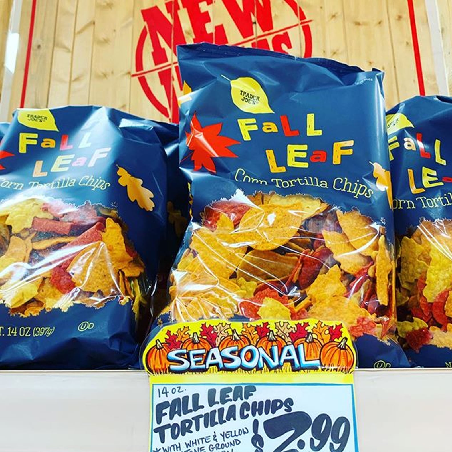Trader Has Leaf-Shaped Tortilla Chips For Fall | PS UK Food