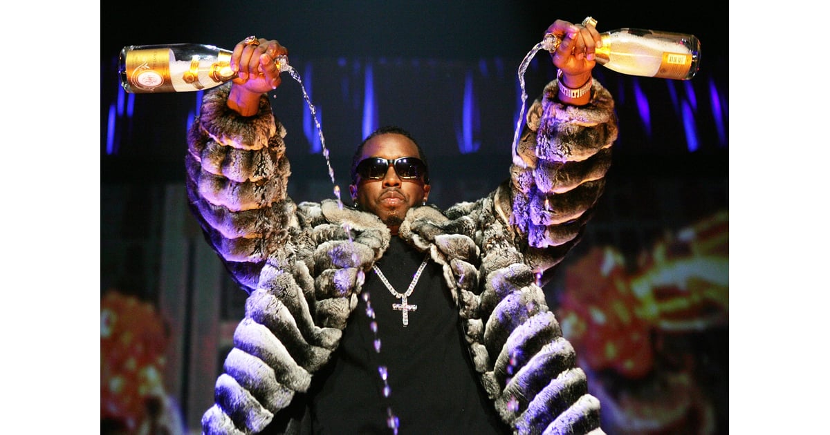 Diddy double-fisted his Champagne bottles during a performance in NYC ...