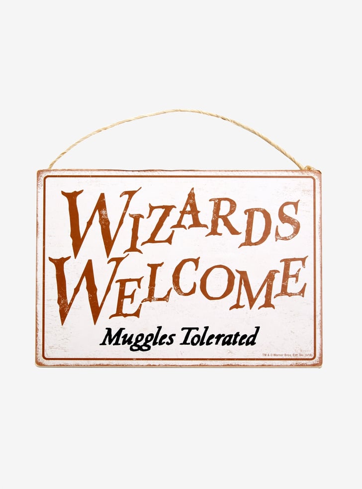 Harry Potter Wizards Welcome Door Sign | The Best Harry Potter Gifts ...