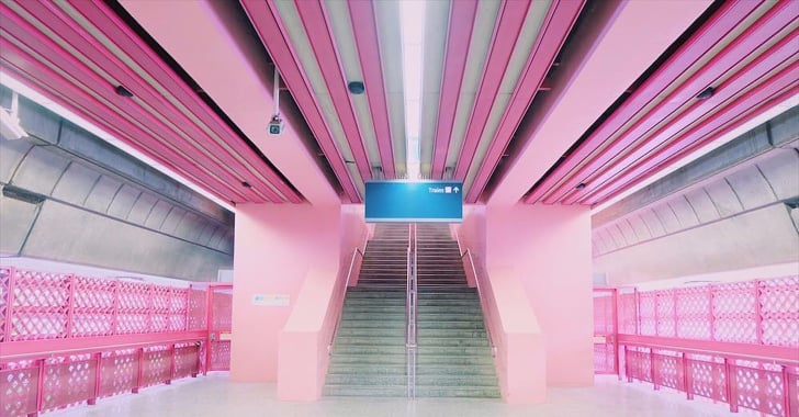 Pink Train Station in Singapore | POPSUGAR Smart Living