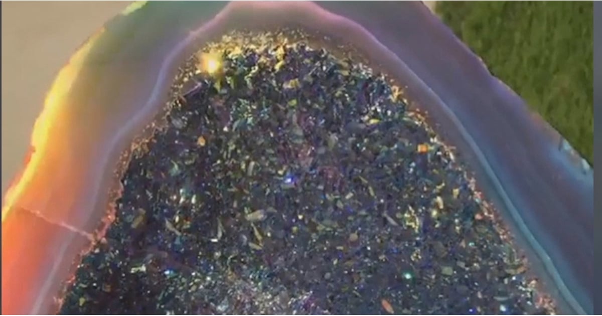 Rainbow Crystal Geode | POPSUGAR Smart Living