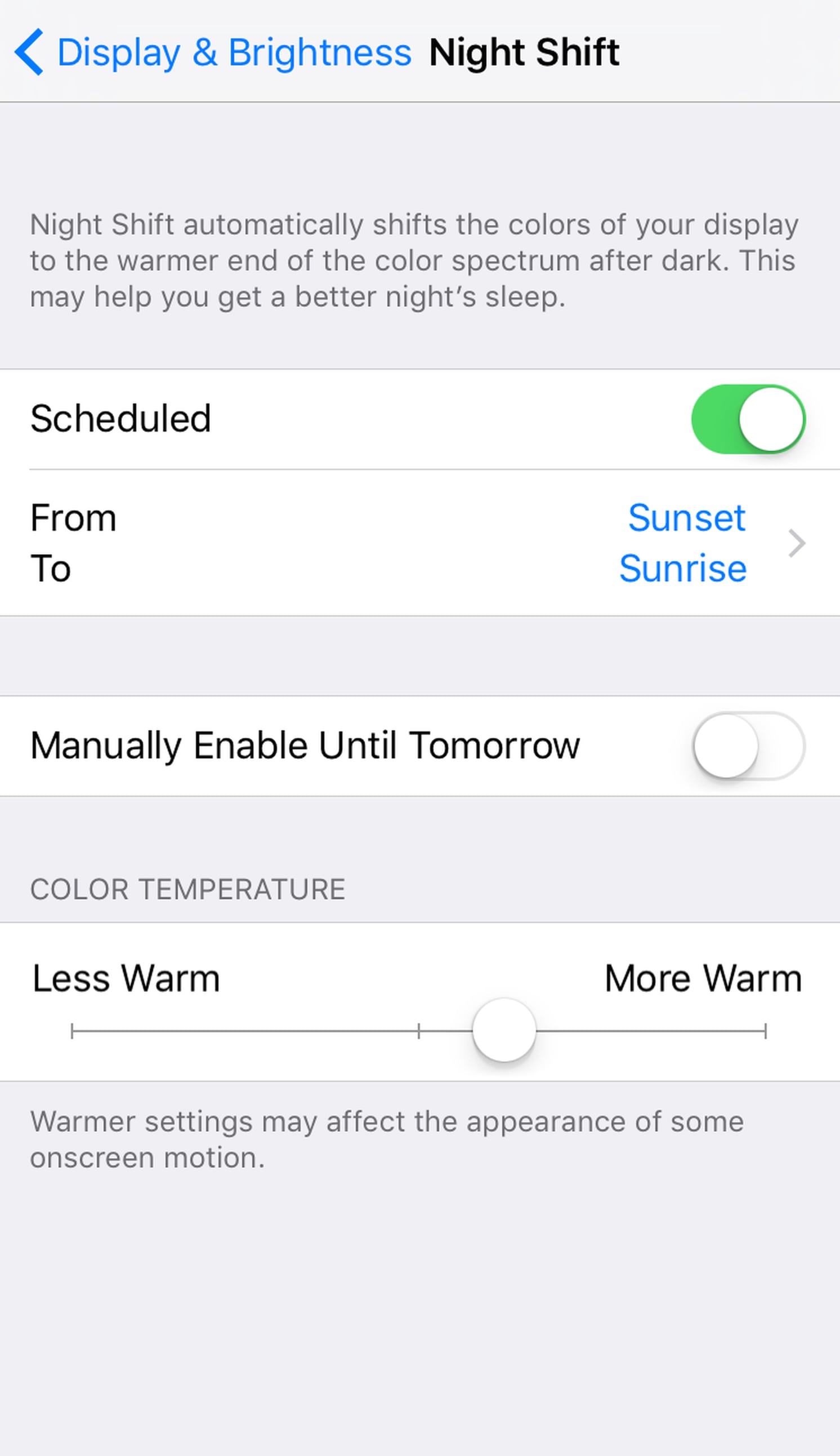 How to Use Night Shift | PS Tech
