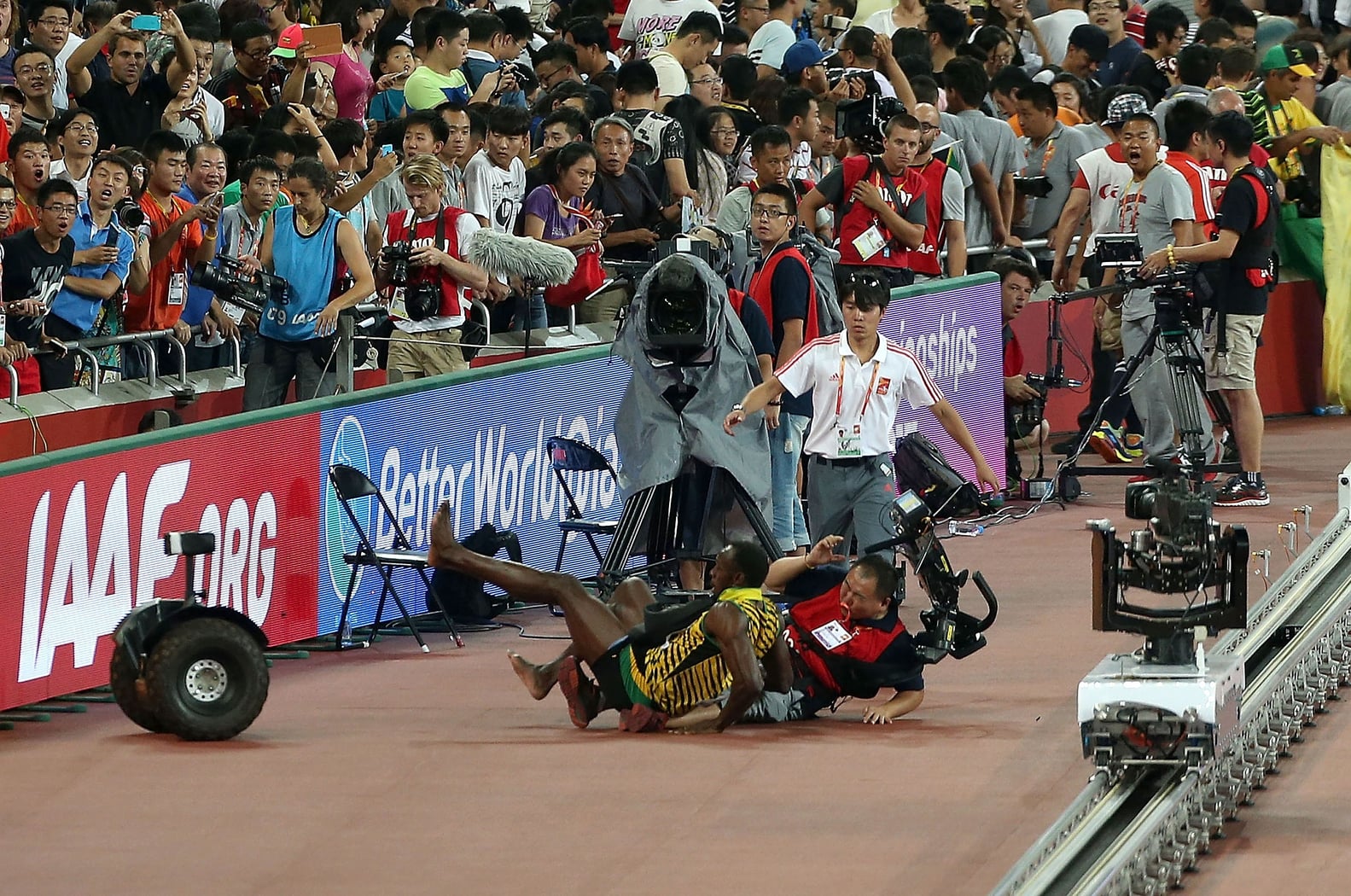 Segway Crashes Into Usain Bolt | PS Fitness