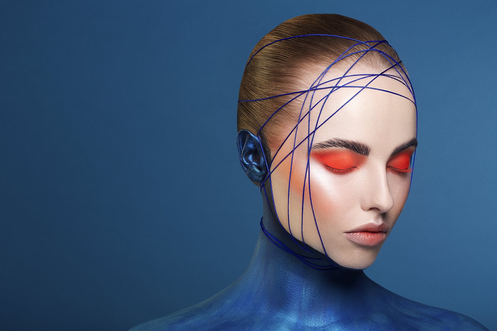 Makeup Face Art Inspired by Fish | PS Beauty