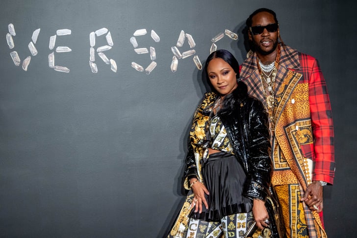 Kesha Ward and 2 Chainz Posed Together on the Blue Carpet | Versace Pre ...