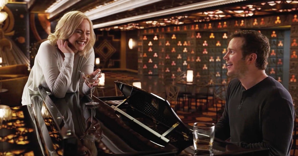 Passengers Blooper Reel | POPSUGAR Entertainment