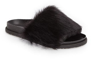 Fuzzy Slides Trend | POPSUGAR Fashion