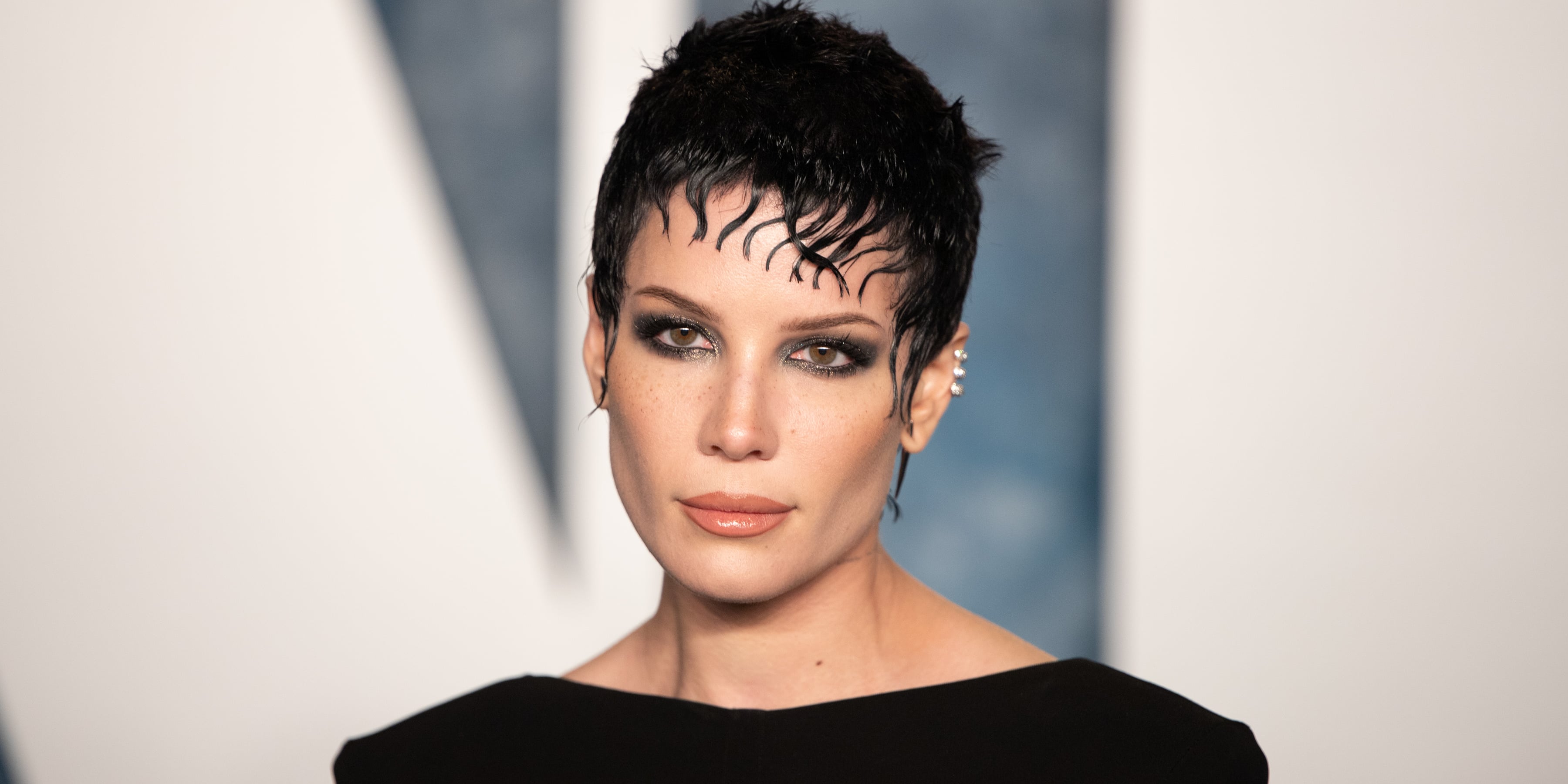 Halsey's Curly Bouffant Hairstyle at Birthday Tea Party | PS Beauty