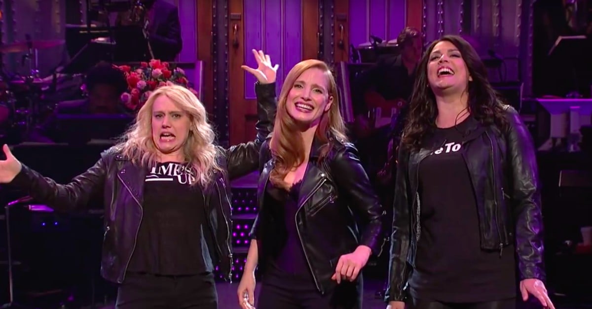 Jessica Chastain Opening Monologue on SNL 2018 | PS Celebrity