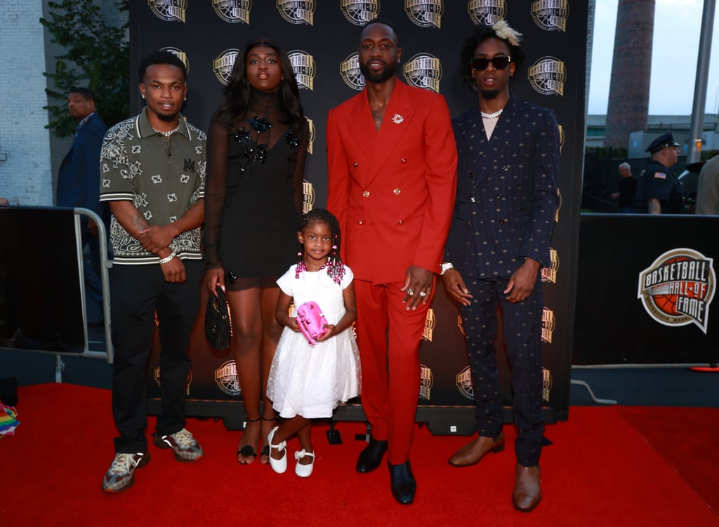Dwyane Wade's Family at Basketball Hall of Fame Induction | POPSUGAR ...