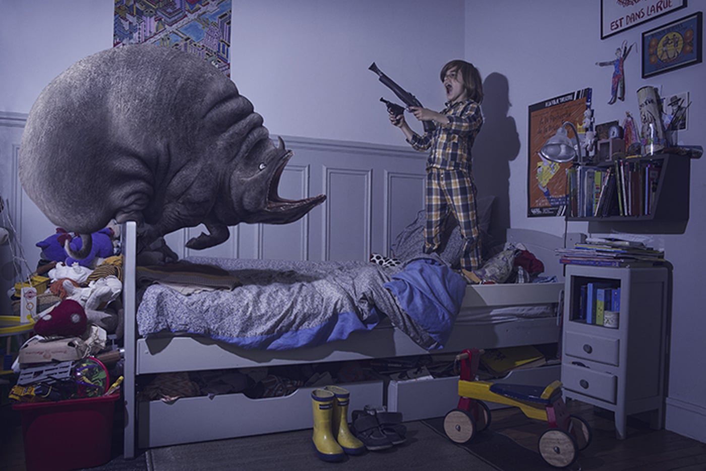 Photos of Kids Fighting Monsters | PS Family