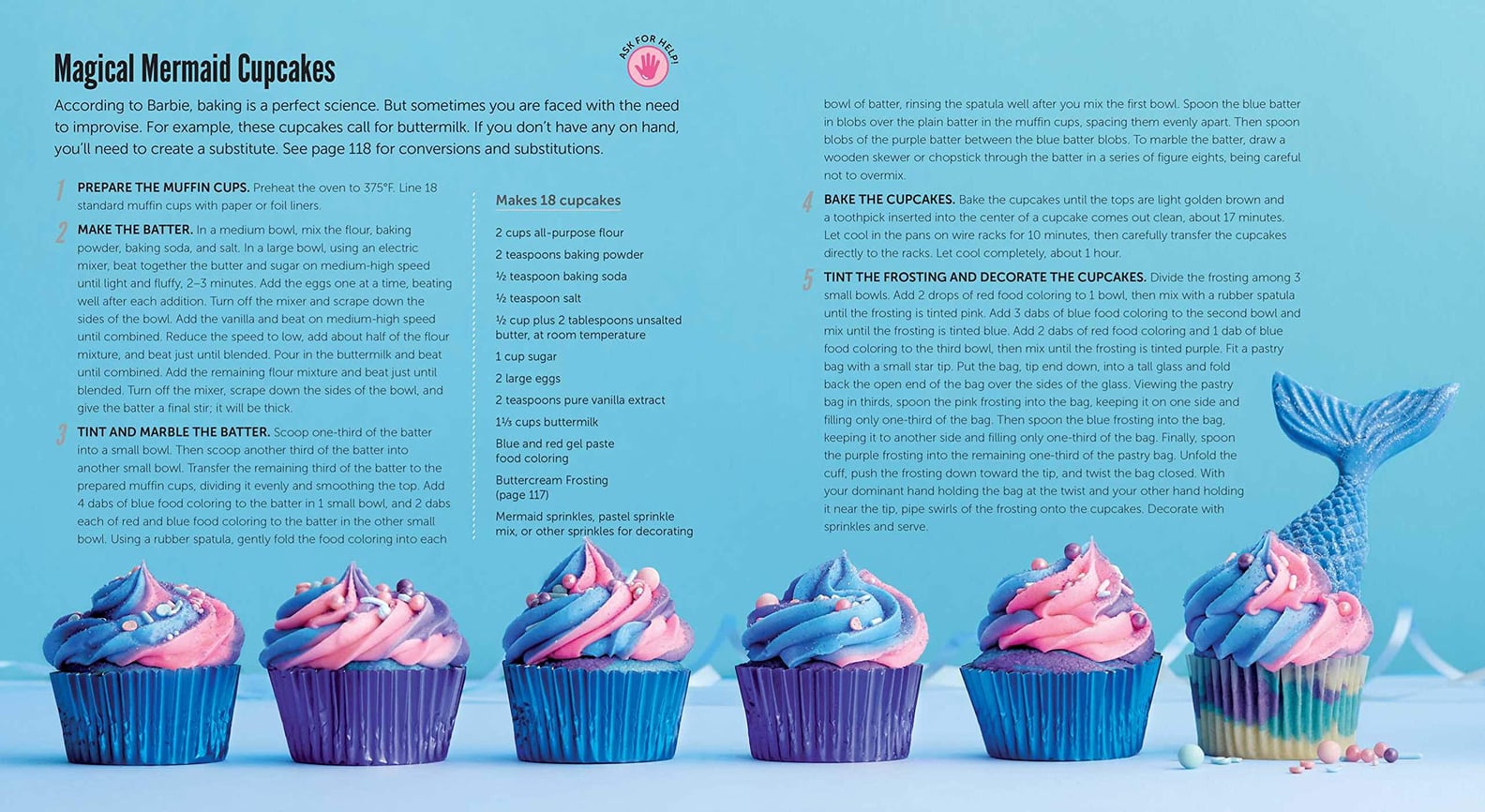 Barbie Bakes Cookbook For Kids | PS Family