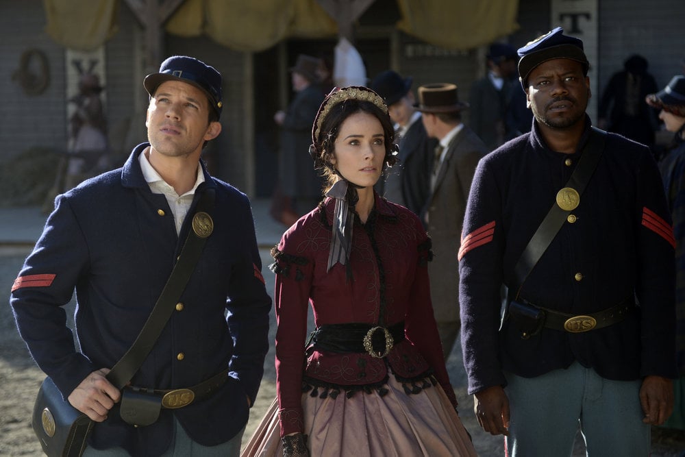 Abigail Spencer Interview About Timeless | POPSUGAR Entertainment