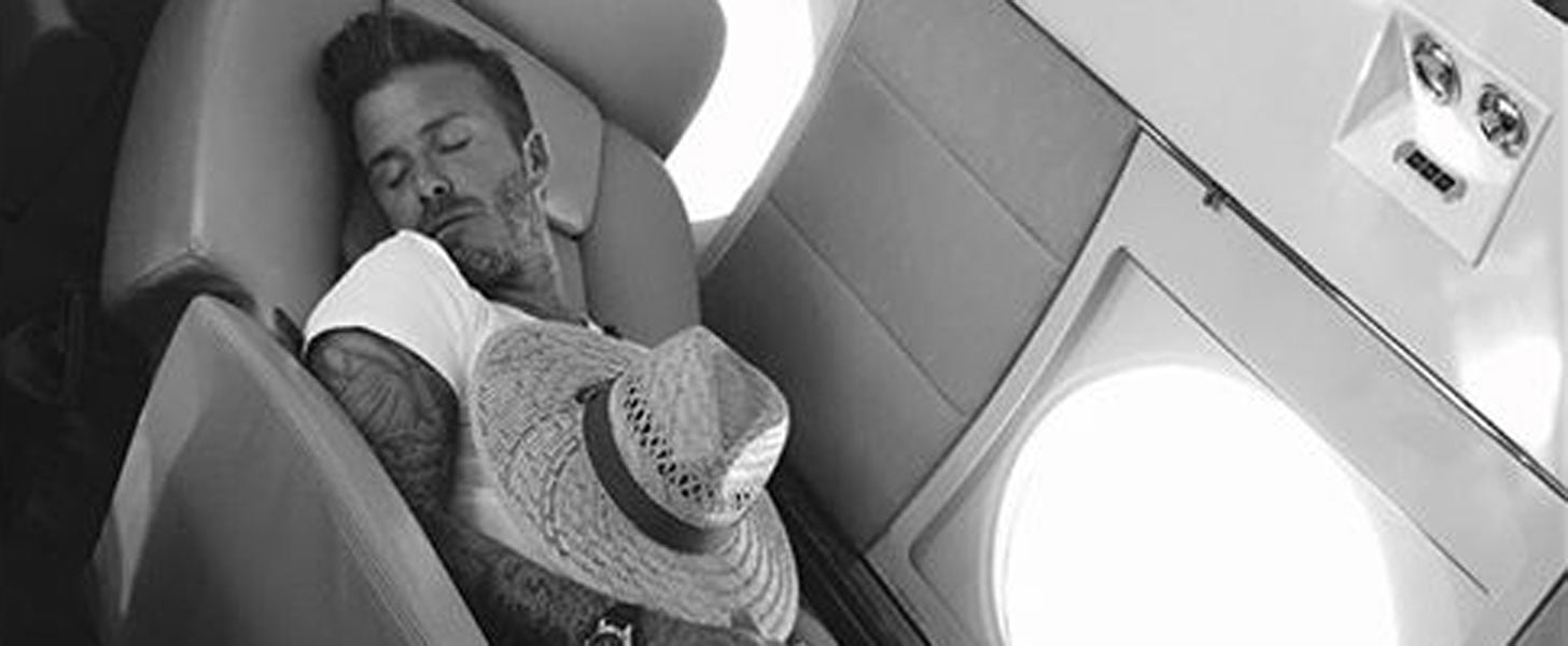 David Beckham Sleeping Instagram Picture | PS Celebrity