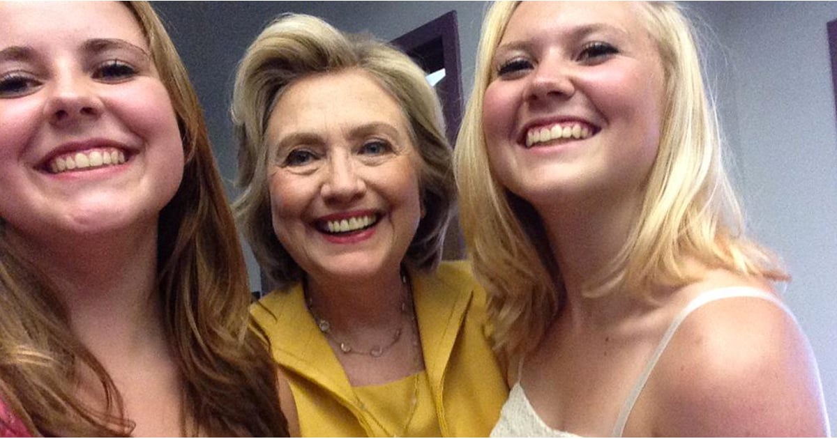 Presidential Selfie Girls Addy and Emma Nozell | Video | POPSUGAR Celebrity