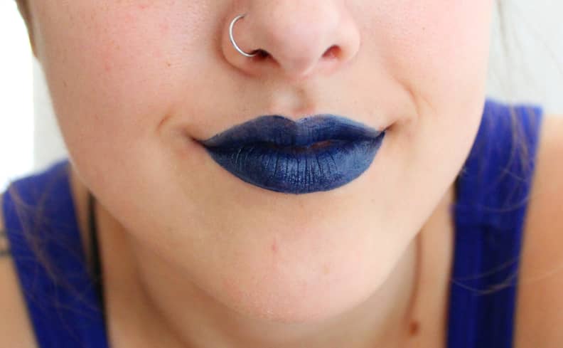 Dark Blue Lipstick Mac
