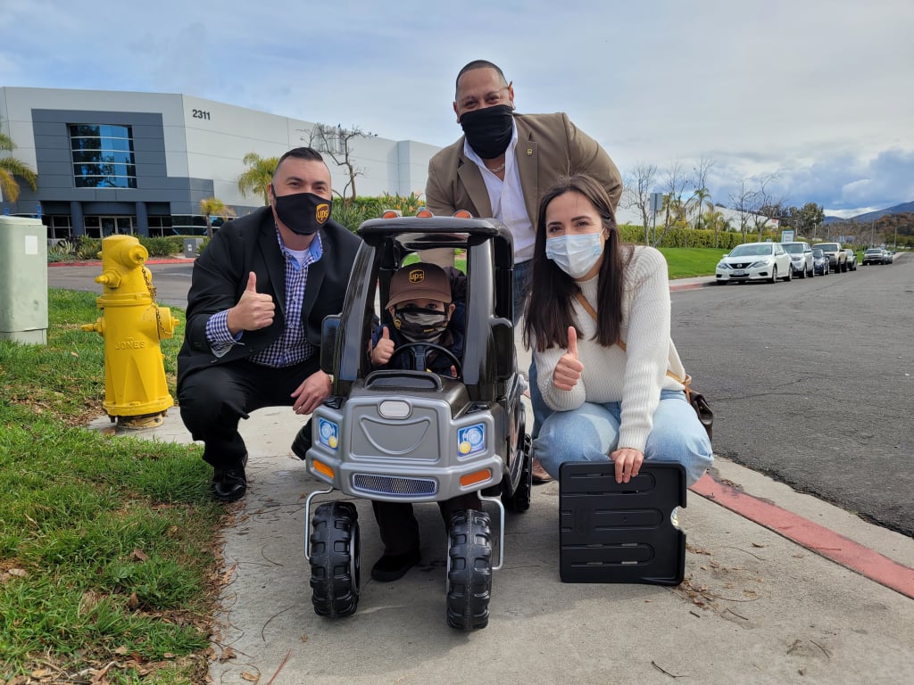 Boy Gets Mini Truck From Thoughtful UPS Employees | POPSUGAR Family