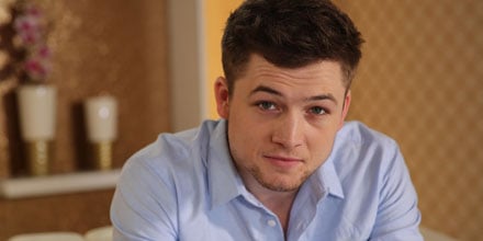 Taron Egerton Interview For Kingsman: The Secret Service | POPSUGAR Celebrity