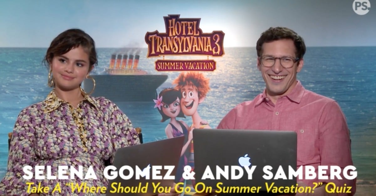 Selena Gomez and Andy Samberg Take a POPSUGAR Quiz | PS Celebrity