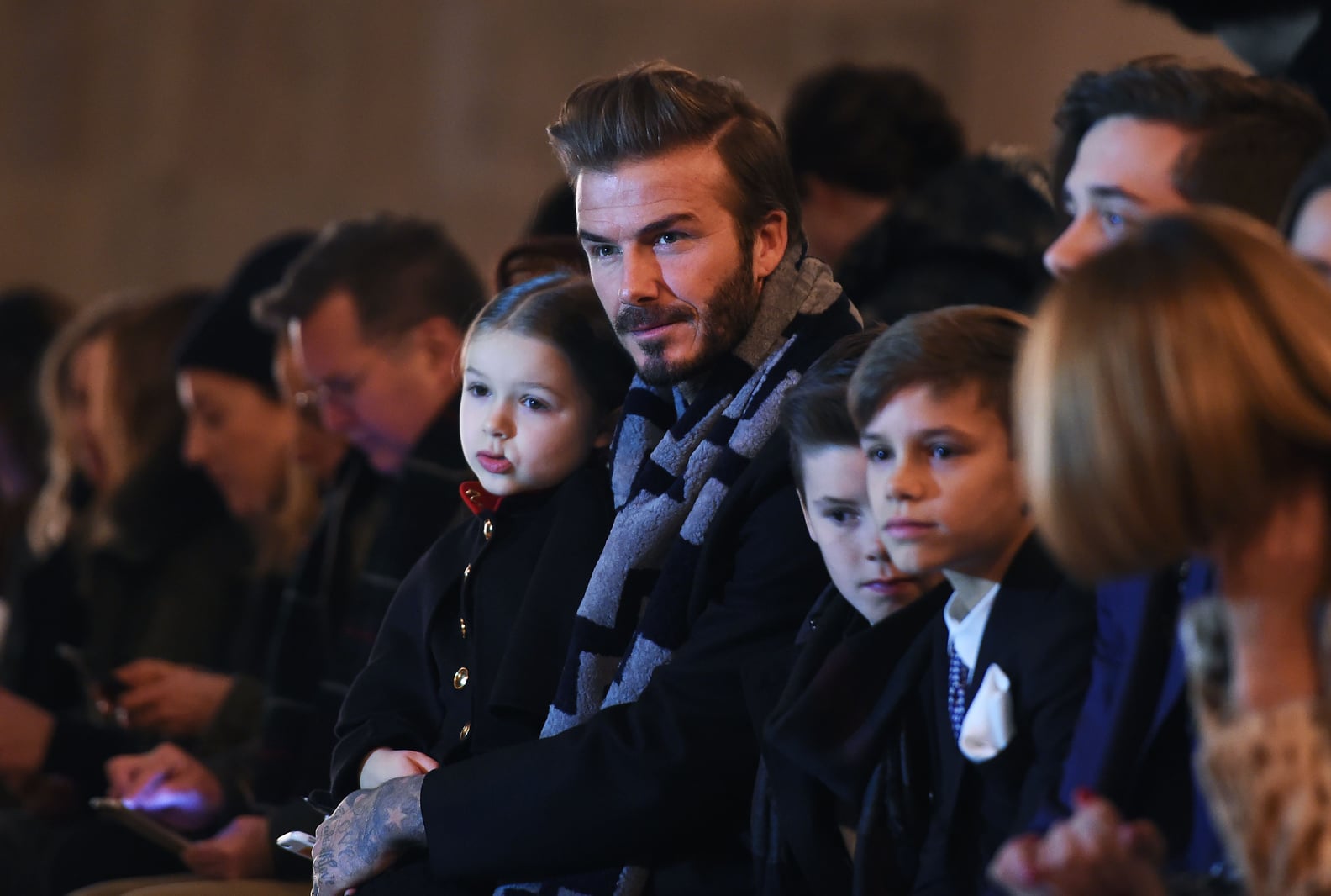 The Beckham Family at Victoria Beckham's Fashion Show 2016 | PS Celebrity
