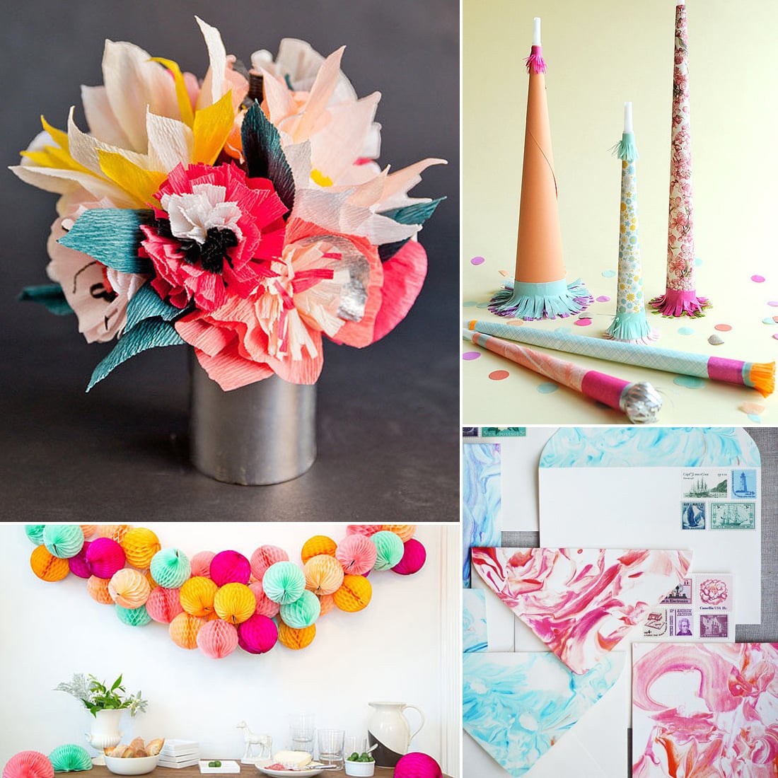 Colorful Wedding DIYs | PS Smart Living