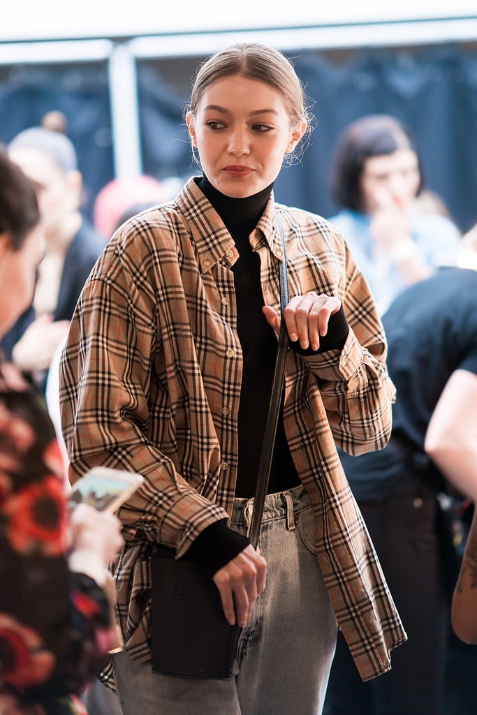 Gigi Hadid at Fashion Week Spring 2019 | POPSUGAR Fashion UK Photo 215
