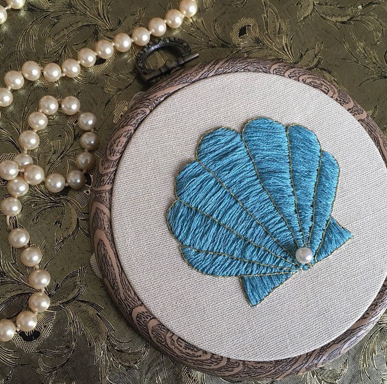 Mermaid Embroidery Hoops | PS Love