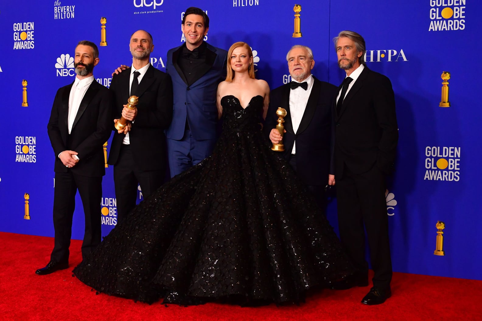 See The Cast Of Succession At The Golden Globes Popsugar Celebrity