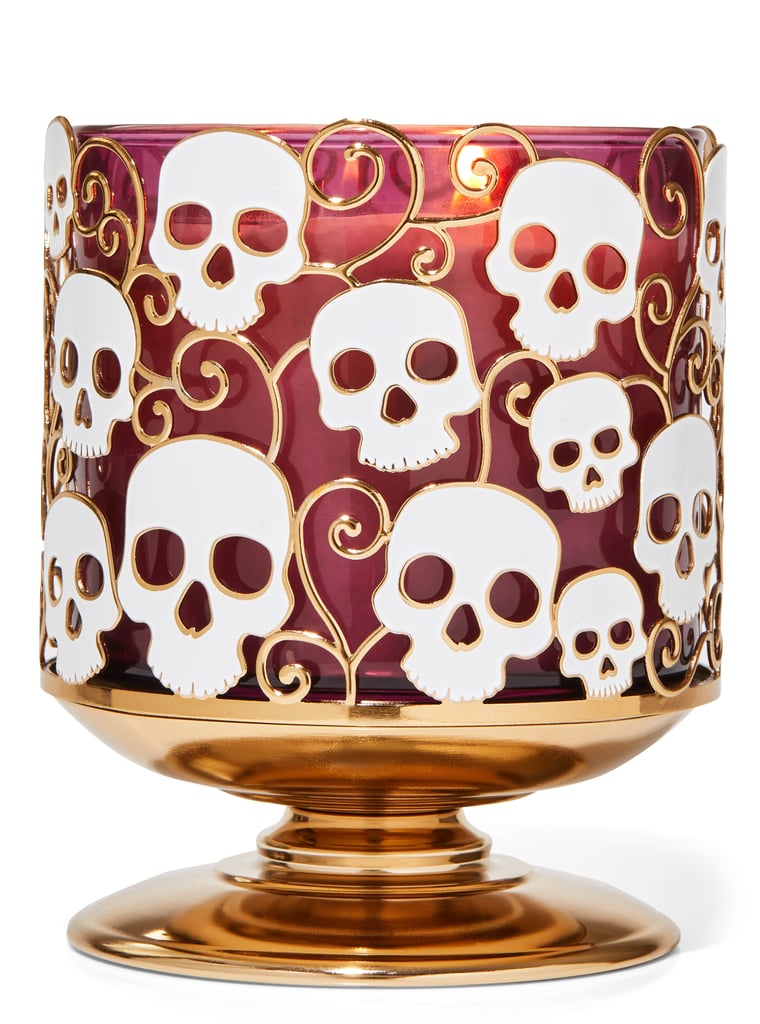 Skull Toss 3-Wick Candle Sleeve | Shop the Bath & Body Works Halloween ...