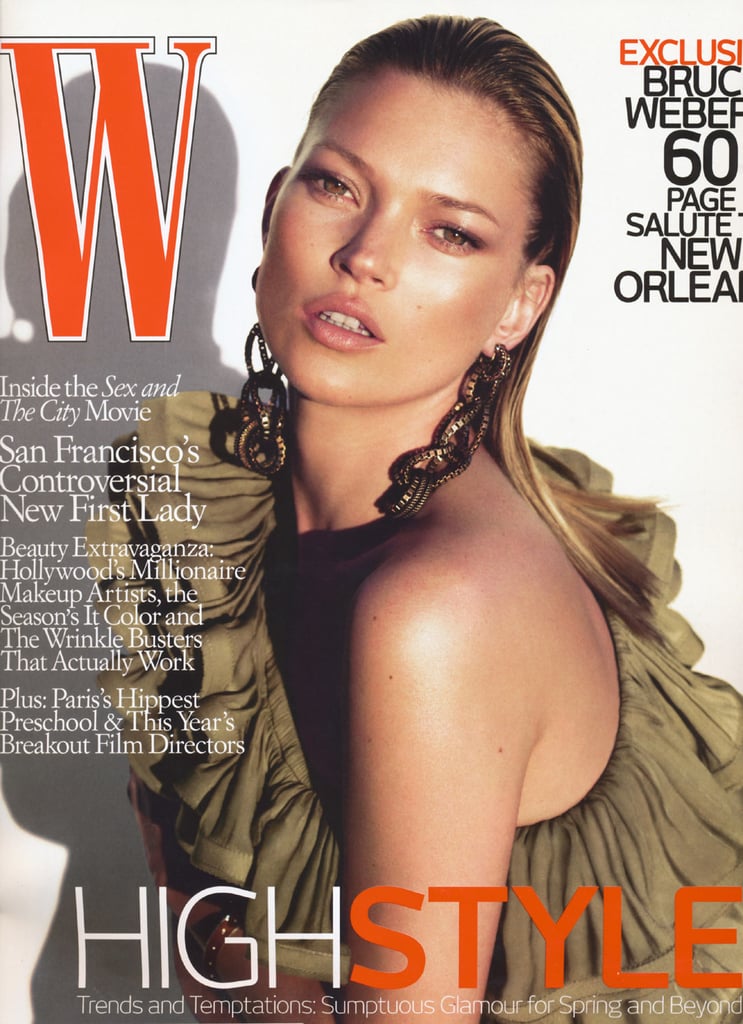 Fab Covers: Kate Moss on Cover of W Magazine | POPSUGAR Fashion UK