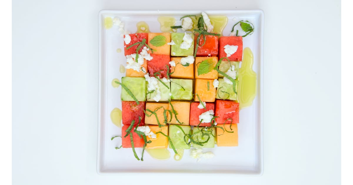 Melon Cucumber Salad With Zesty Lime Dressing | POPSUGAR Fitness