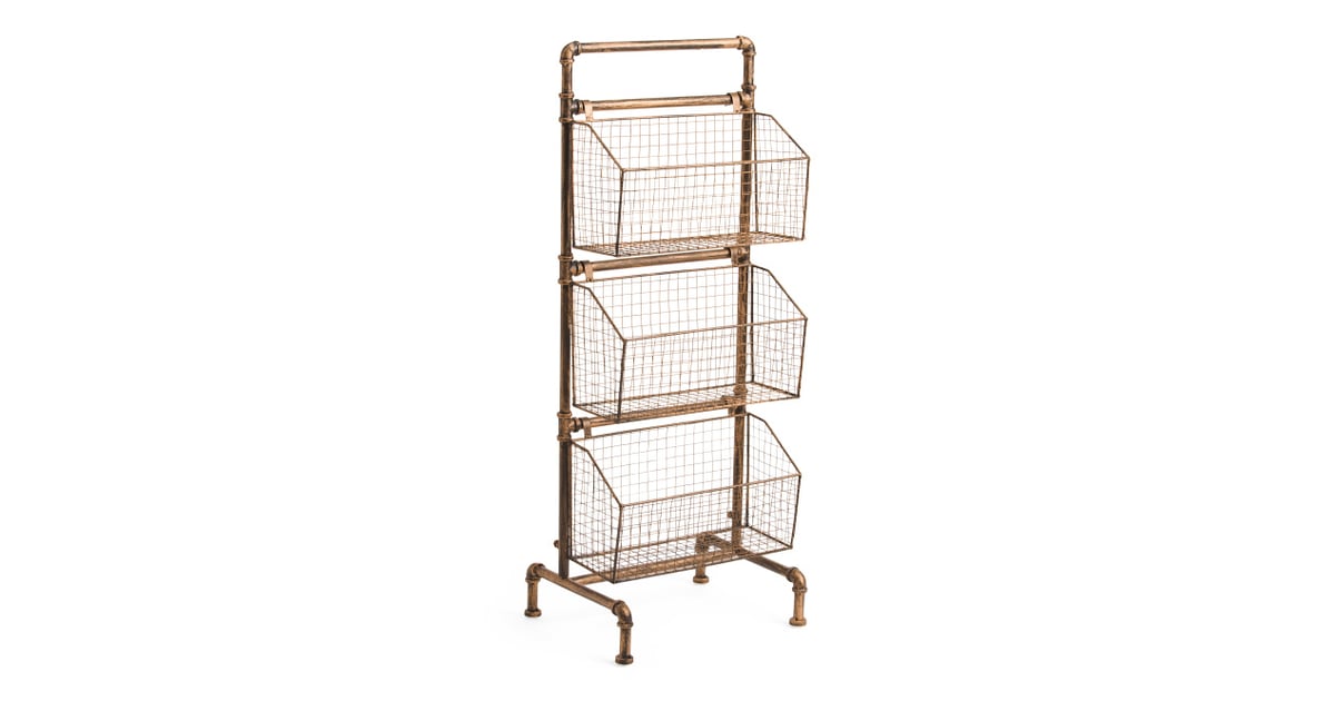 Metal Storage Rack | Best Home Decor From TJ Maxx 2019 | POPSUGAR Home ...