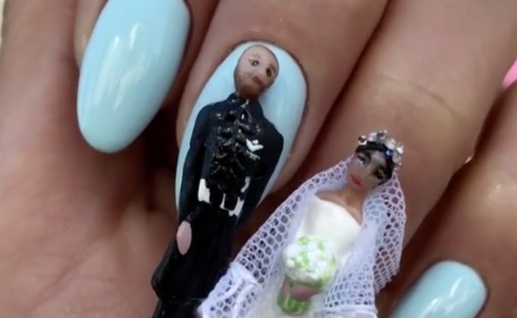 Prince Harry and Meghan Markle Nail Art | POPSUGAR Beauty
