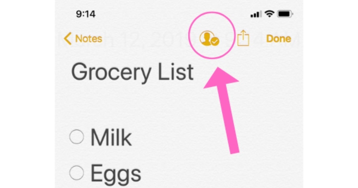 How to Add People to an iPhone Note | PS Tech