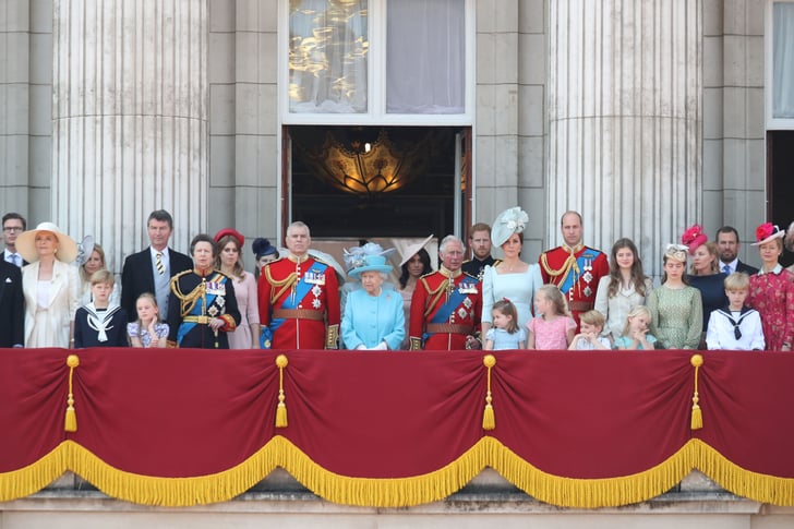 The Royal Family at Buckingham Palace | Royal Family at Trooping the ...
