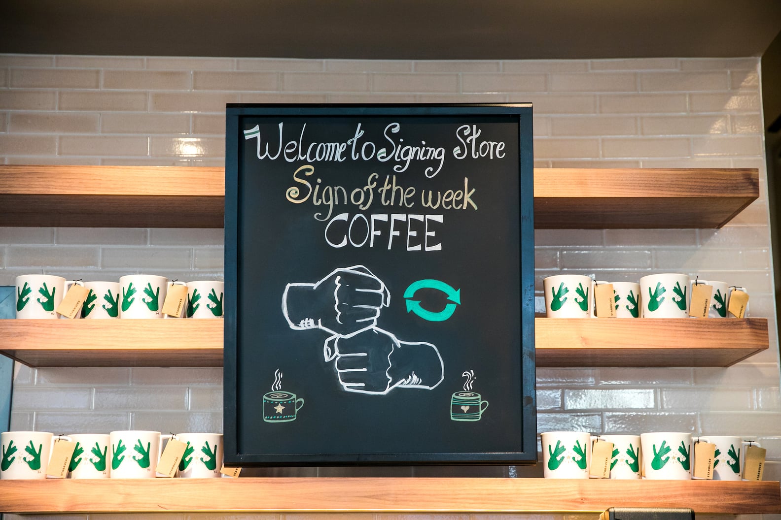 Starbucks Sign Language Store Details | PS Food