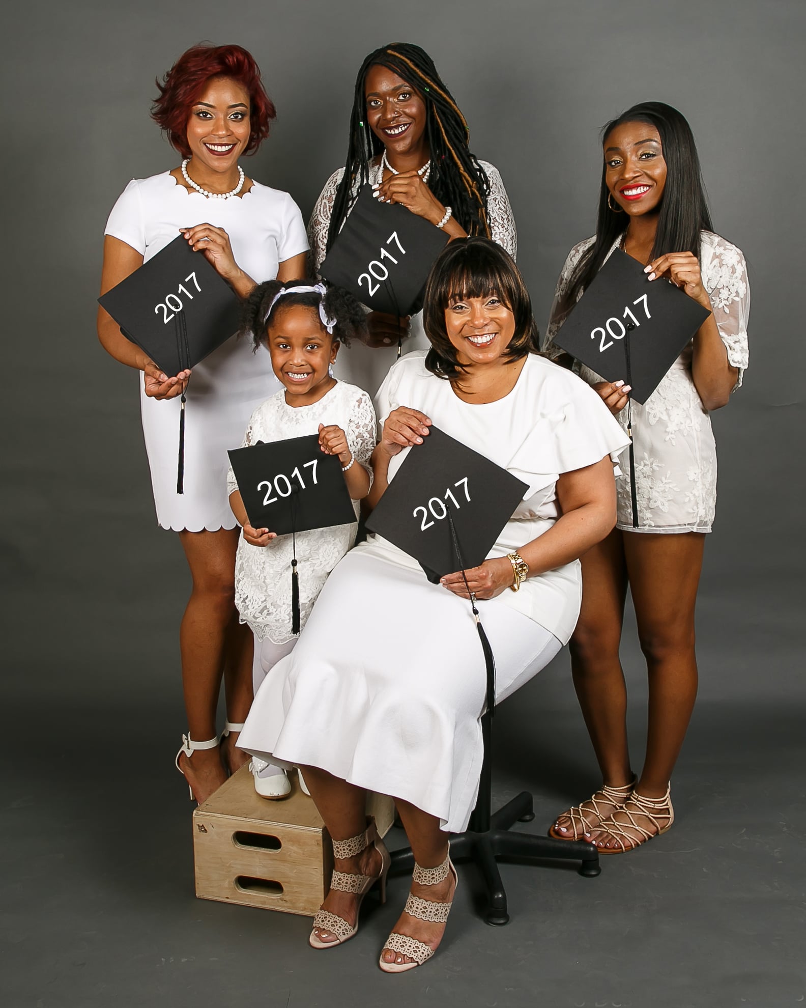 Family Graduation Photo With 3 Generations | PS Family