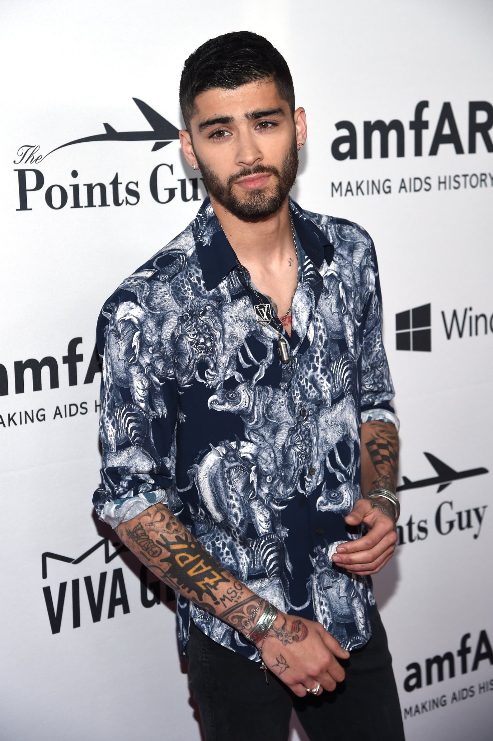 Zayn Malik at amfAR Gala June 2016 | PS Celebrity