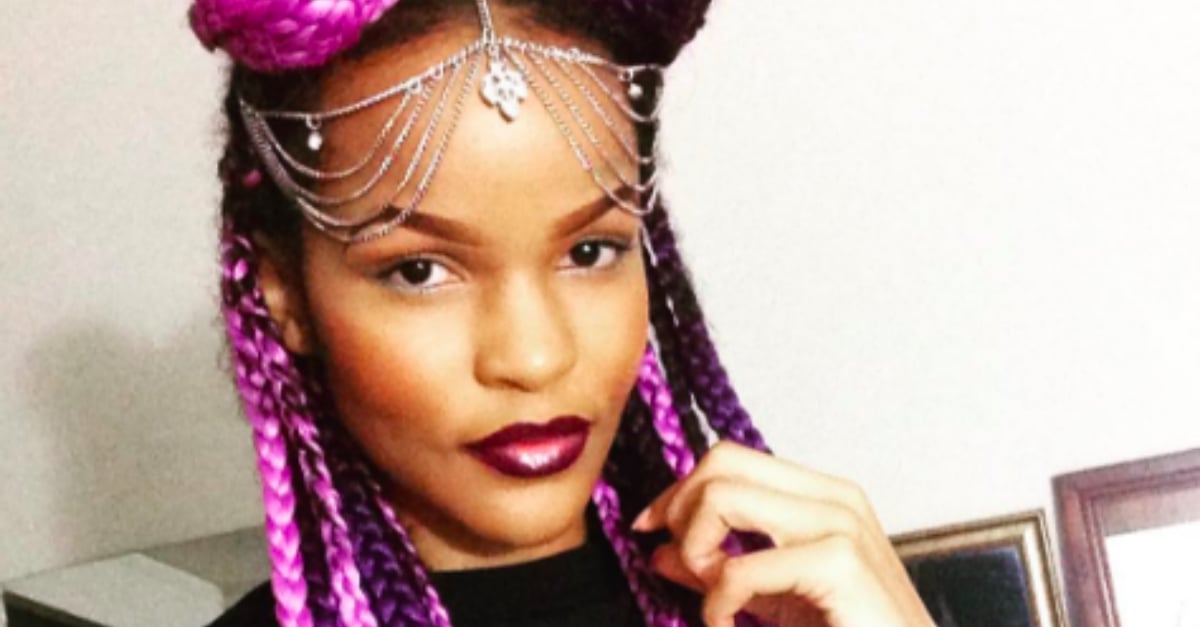 Rainbow Box Braid Ideas | POPSUGAR Beauty