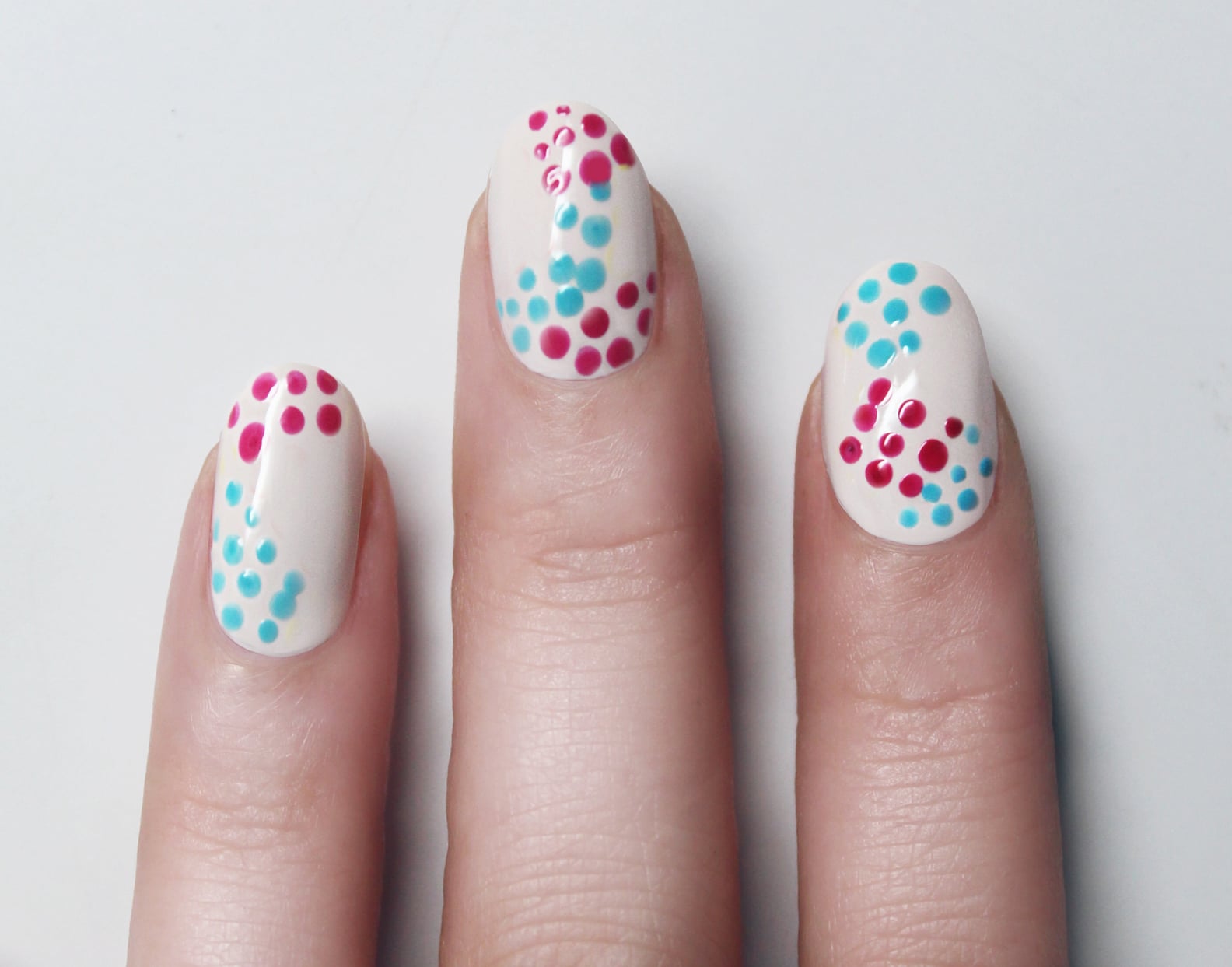 Polka Dot Nail Art | POPSUGAR Beauty