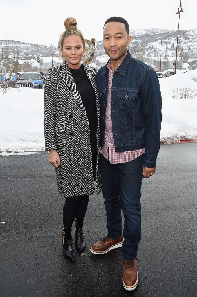 Chrissy Teigen and John Legend at Sundance Jan. 2016 | POPSUGAR Celebrity