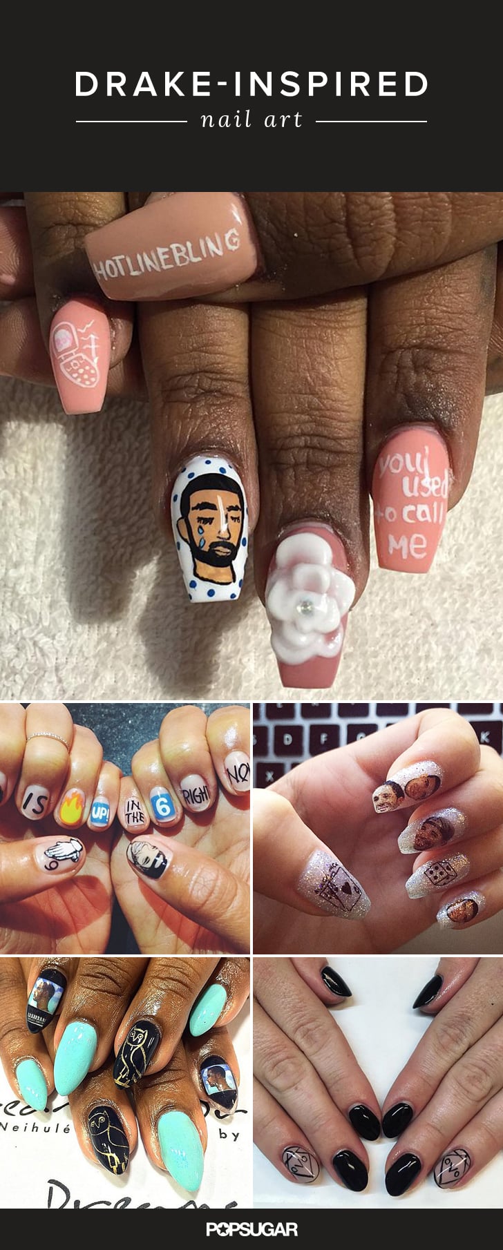 Drake Nail Art | PS Beauty