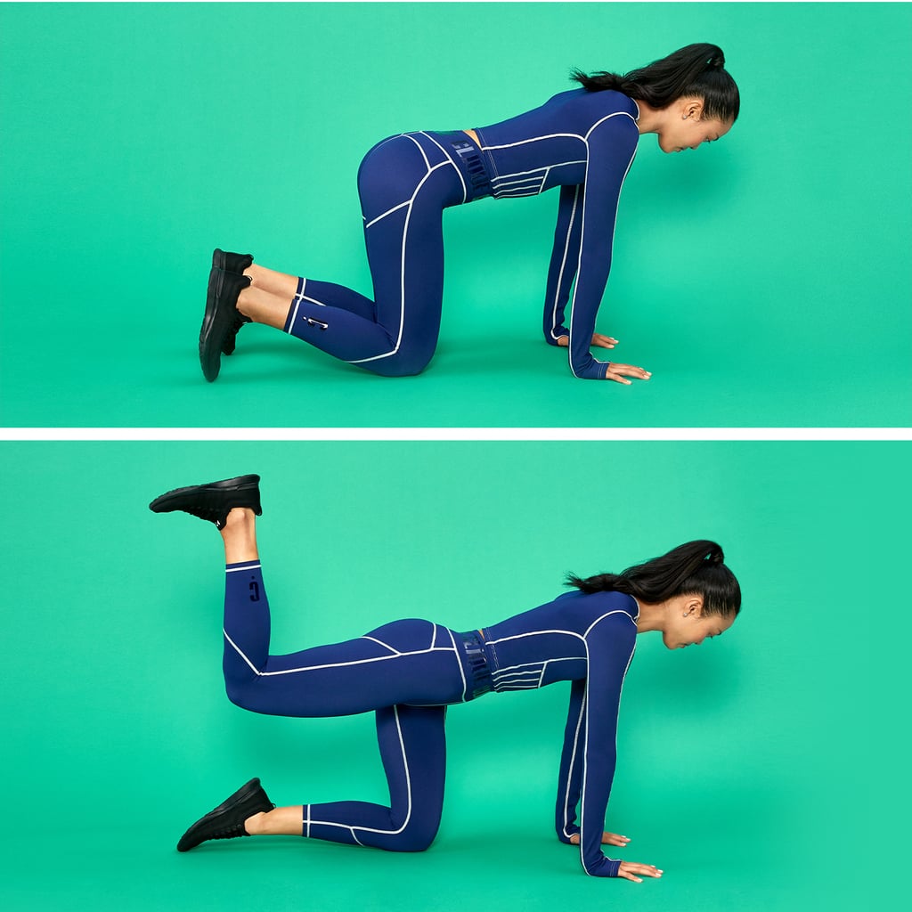 Donkey Kicks | Glute Exercises For Women | POPSUGAR Fitness Photo 3