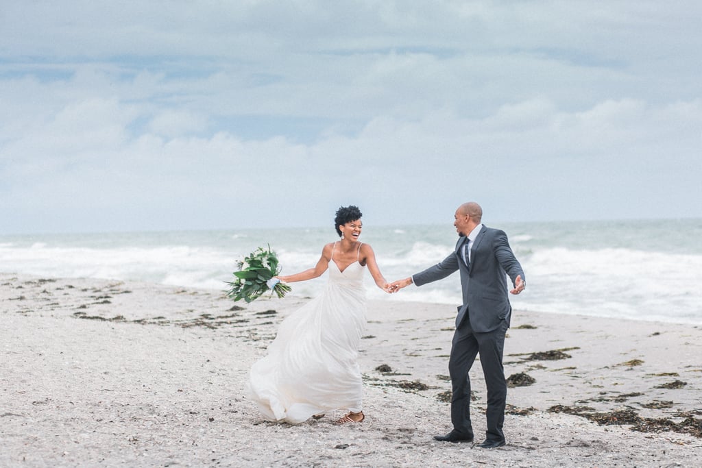 First Look Wedding Photo Shoot On The Beach Popsugar Love And Sex Photo 30