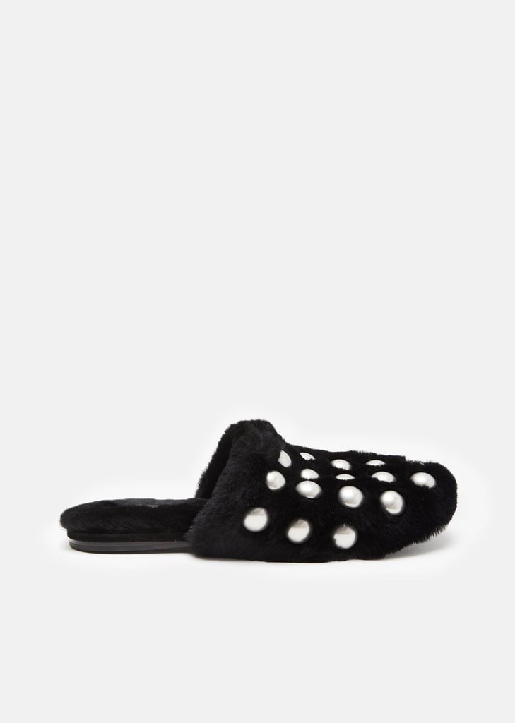 Jennifer Lawrence's Alexander Wang Black Slippers | POPSUGAR Fashion