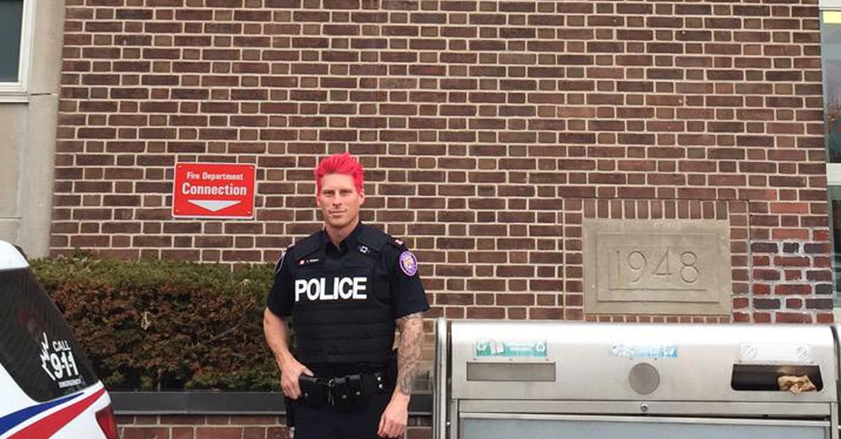 Toronto Police Officer Dyes His Hair Pink | PS Beauty