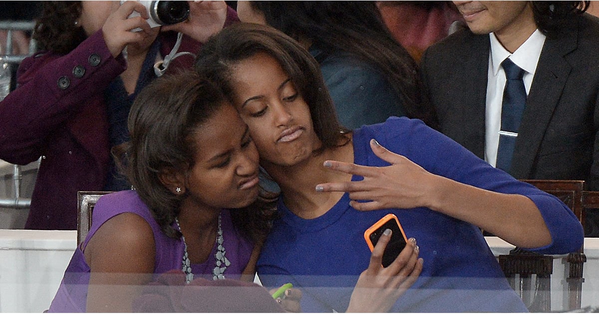 Sasha and Malia Obama Meet Ryan Reynolds (Video) | POPSUGAR Celebrity
