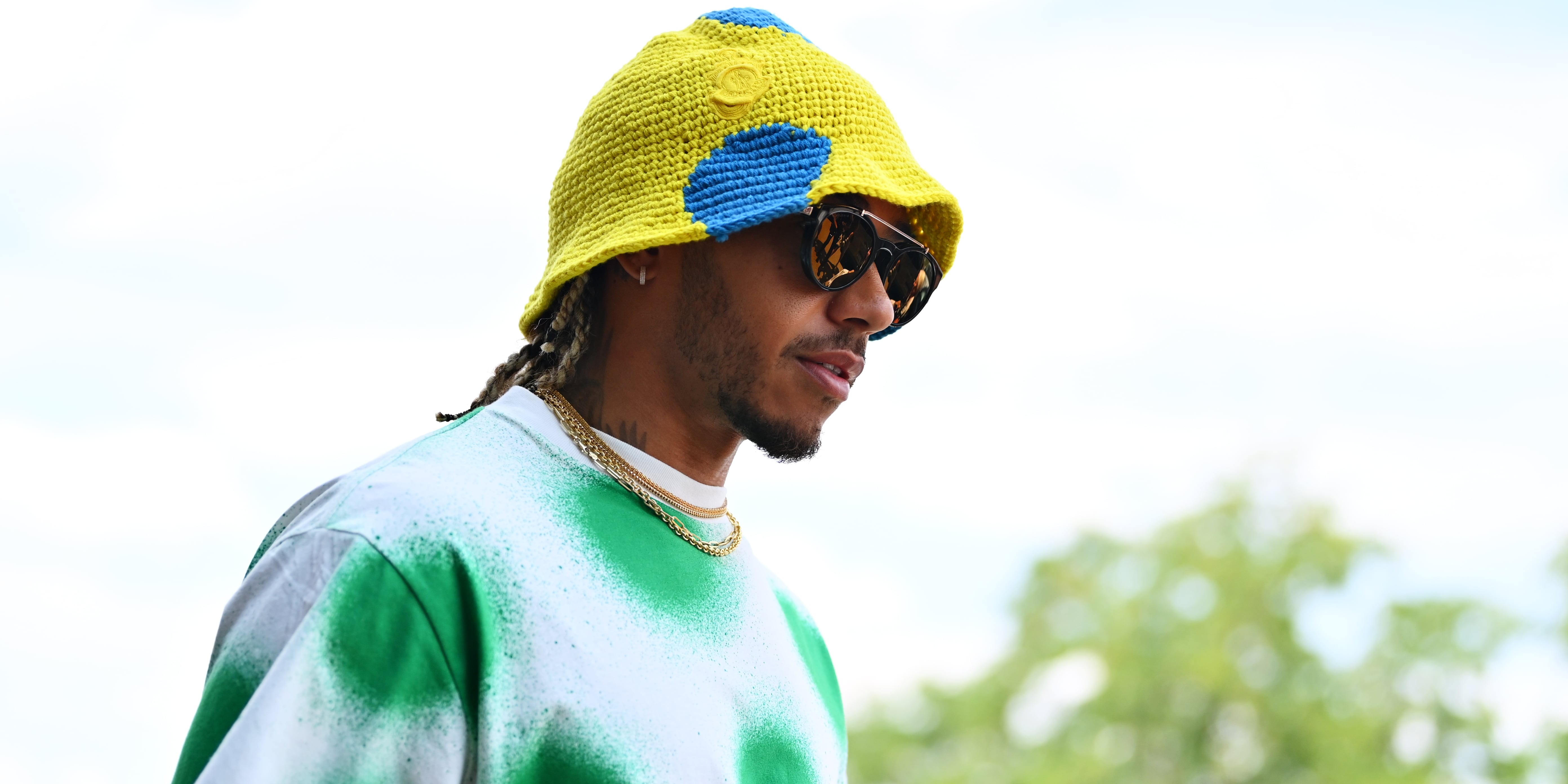 Lewis Hamilton Steps Out in Bold Look in Budapest | PS UK Style