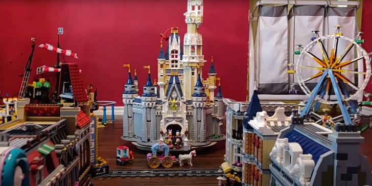 Dad Builds Miniature Lego Disneyland Theme Park | Video | POPSUGAR Family