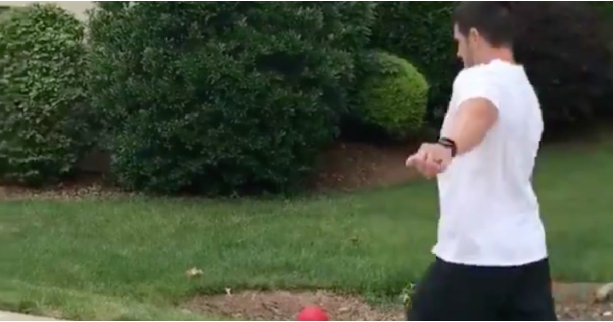 Video of Graham Gano Playing Kickball With His Family | POPSUGAR Family